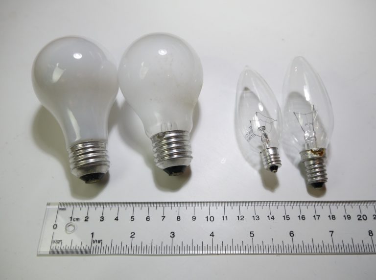Light Bulb Socket Sizes Chart - Garage Sanctum