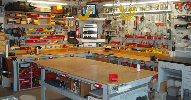 What is the best size for a garage workbench? - Garage Sanctum
